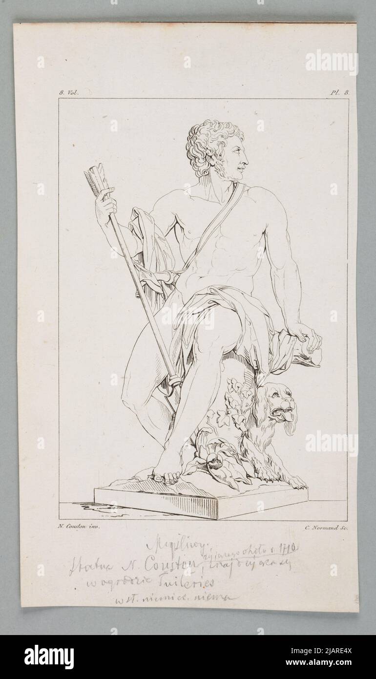Resting hunter (according to Nicolas Coustou) Coustou, N. , Normand ...
