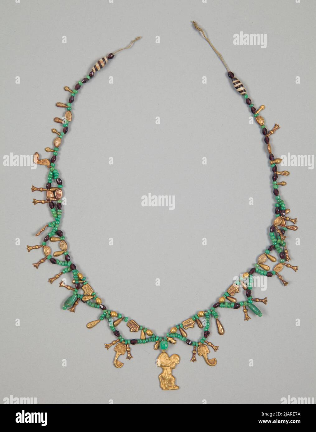 Necklace with Amulets Stock Photo - Alamy