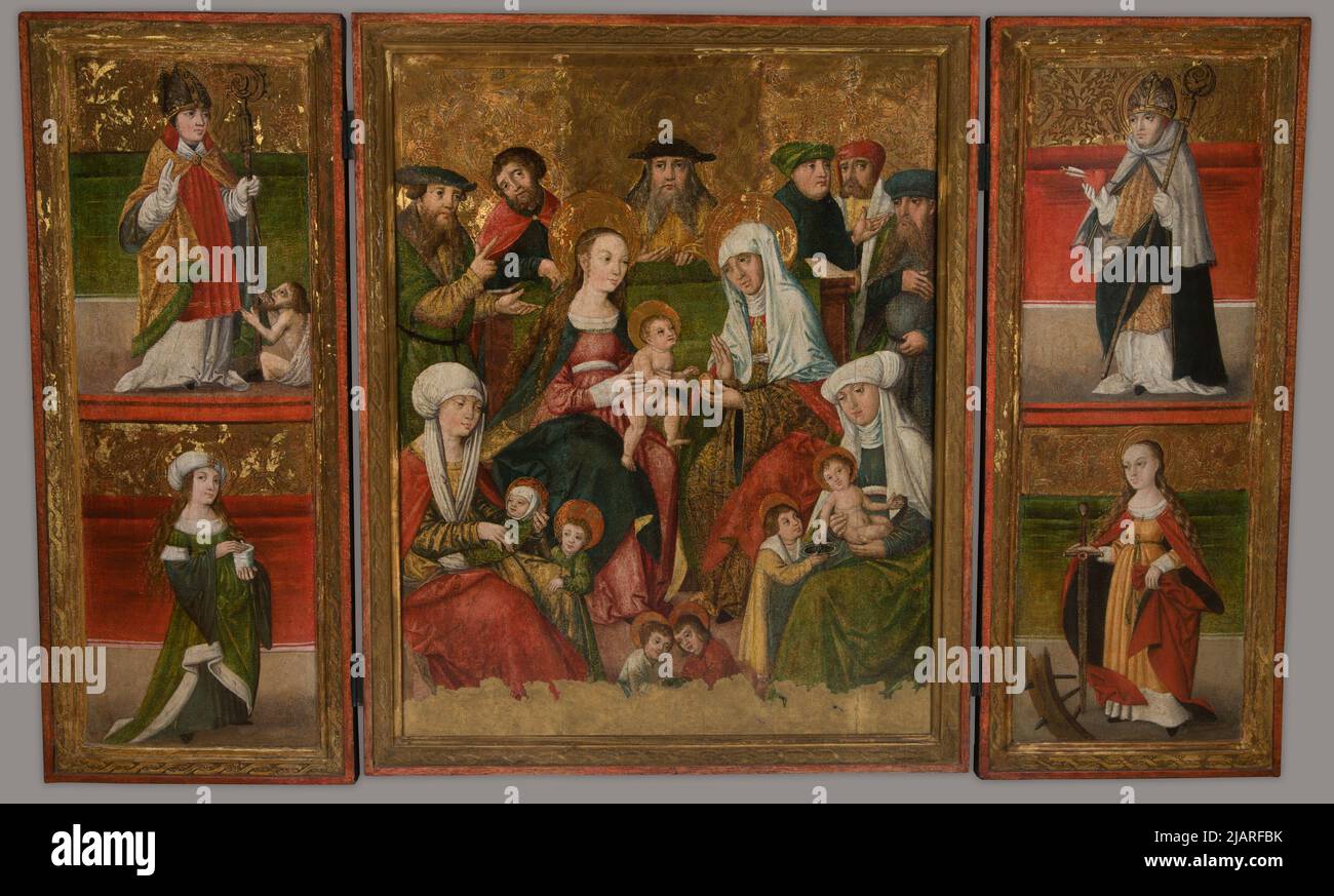 Triptych with the Holy Family Stock Photo - Alamy