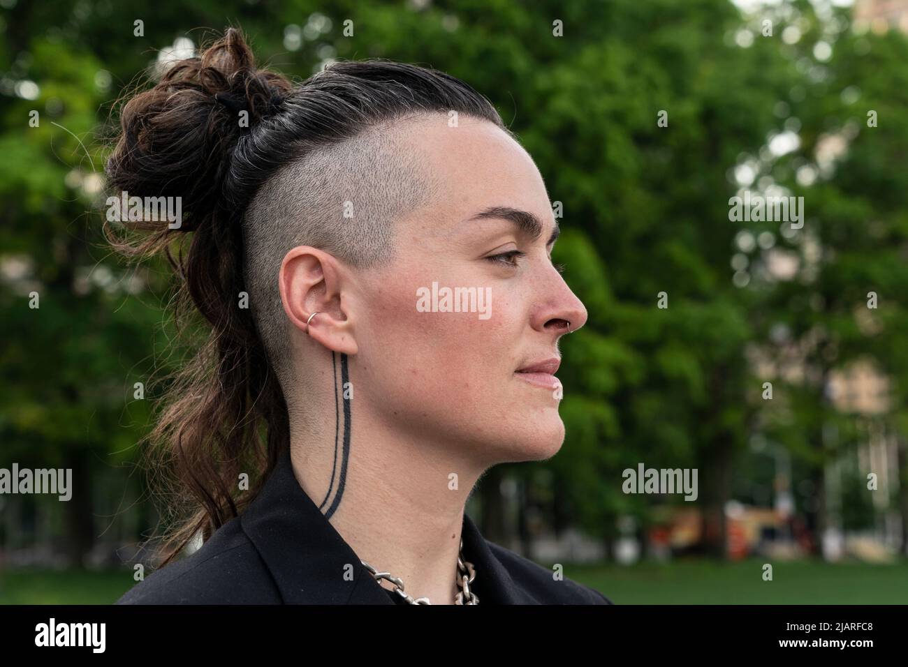 New York, NY - May 31, 2022: Singer Torii Wolf attends ceremony and ...