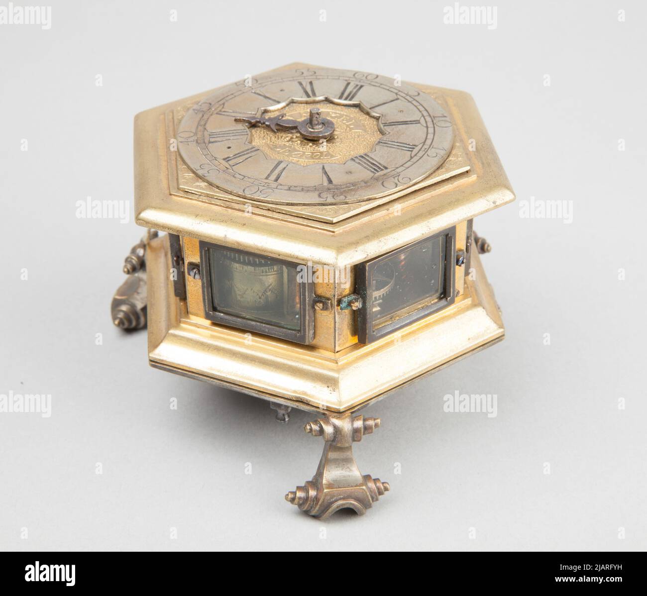 Table clock tiled Hackel, Johannes Stock Photo - Alamy