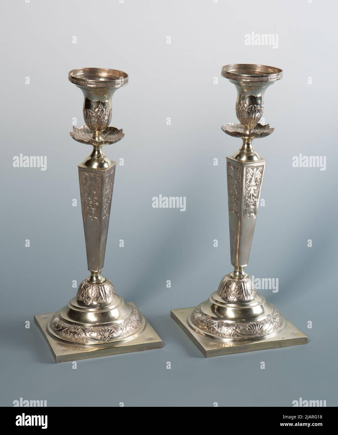 Two candlesticks hi-res stock photography and images - Alamy