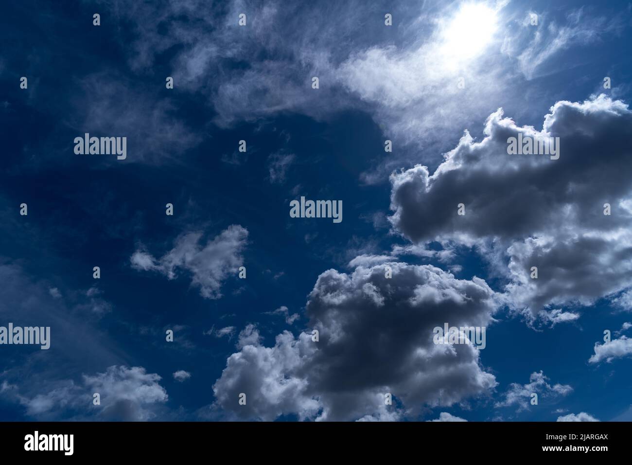 Dark storm clouds background. Cloudy weather, expecting a thunderstorm ...