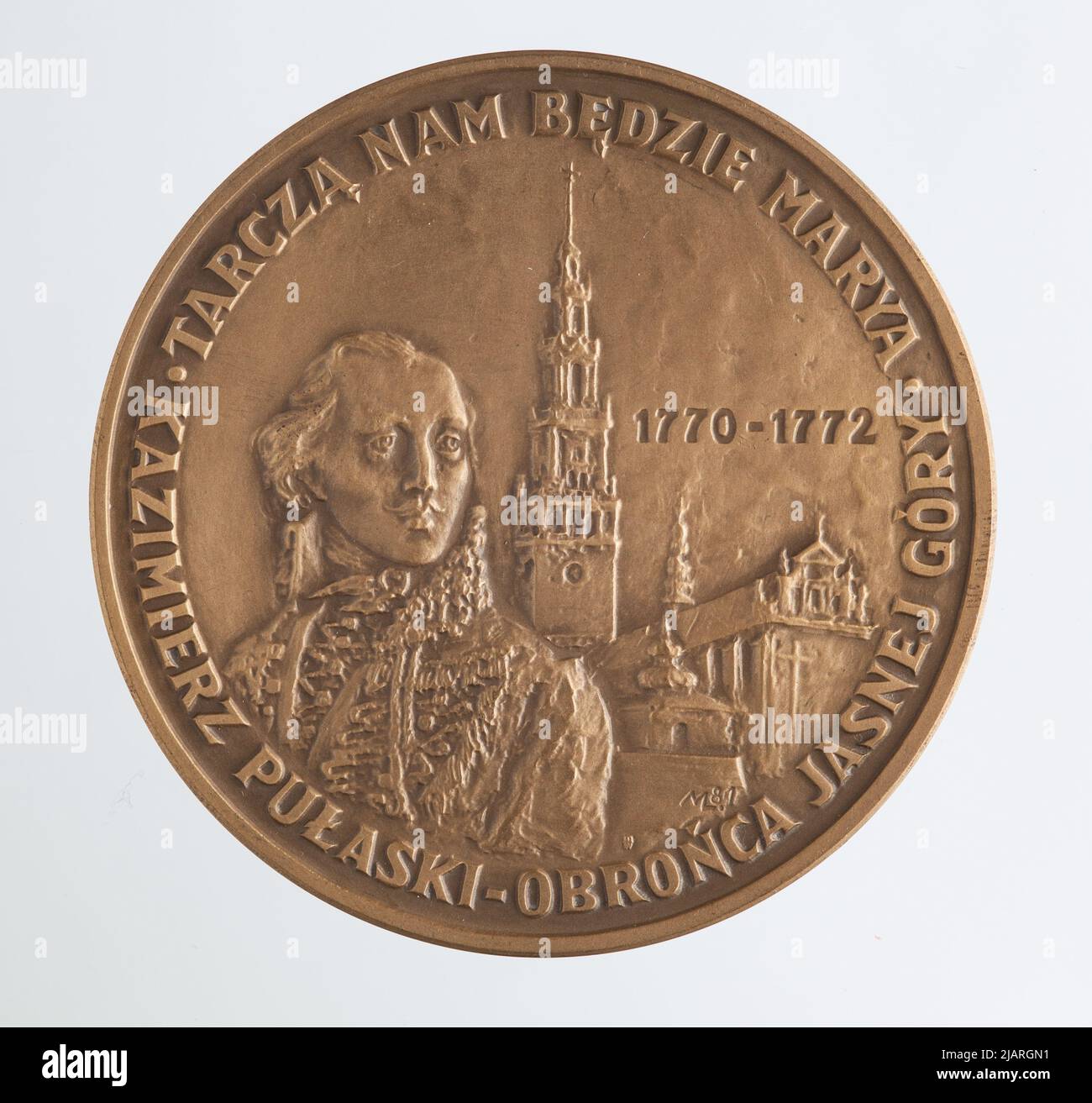 Medal: Kazimierz Pułaski Lipowski, Marek Stock Photo - Alamy