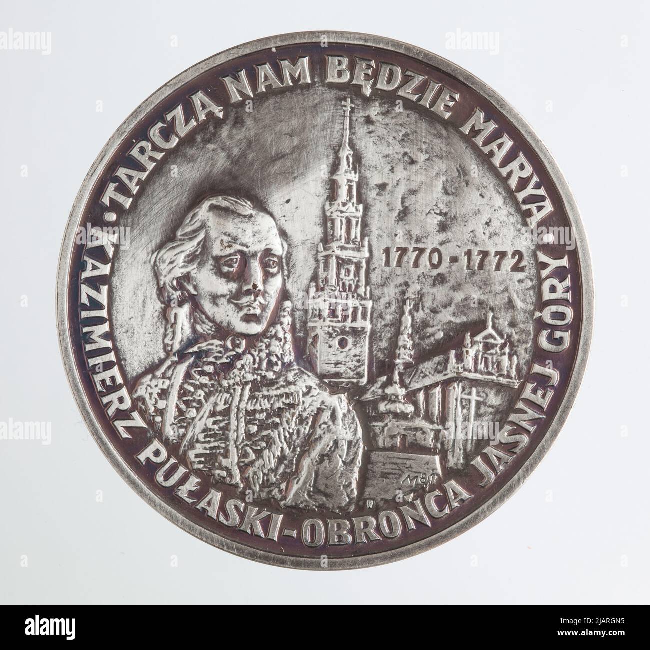 Medal: Kazimierz Pułaski Lipowski, Marek Stock Photo - Alamy