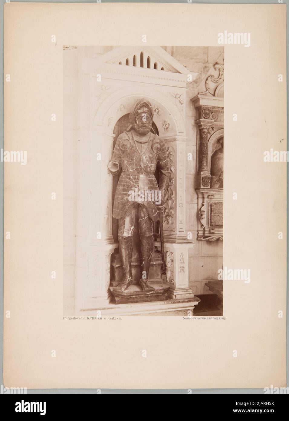 Monument to Piotr Kmita the younger in the Cracow cathedral in Wawel ...
