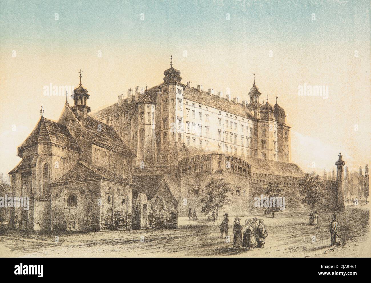 Krakow Castle In: Album of the views of Krakow and its surroundings, pp ...