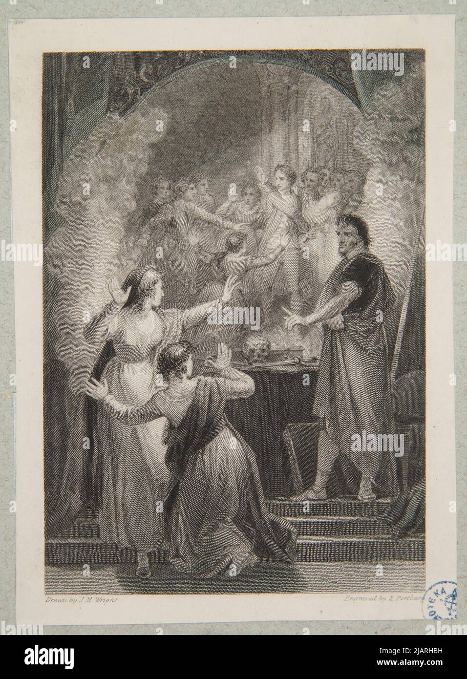 Illustration for Hamlet by William Shakespeare . Partbury, E.J. (1795 ...