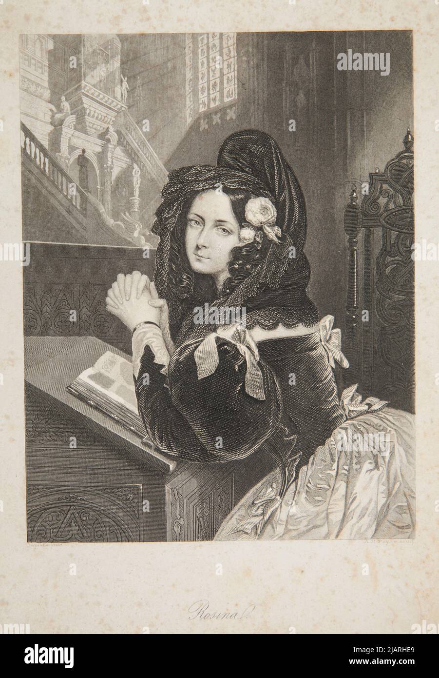 Rosina PAYNE, Albert Henry (1812 1902), Lépaulaire Gabiliary Guillages ...