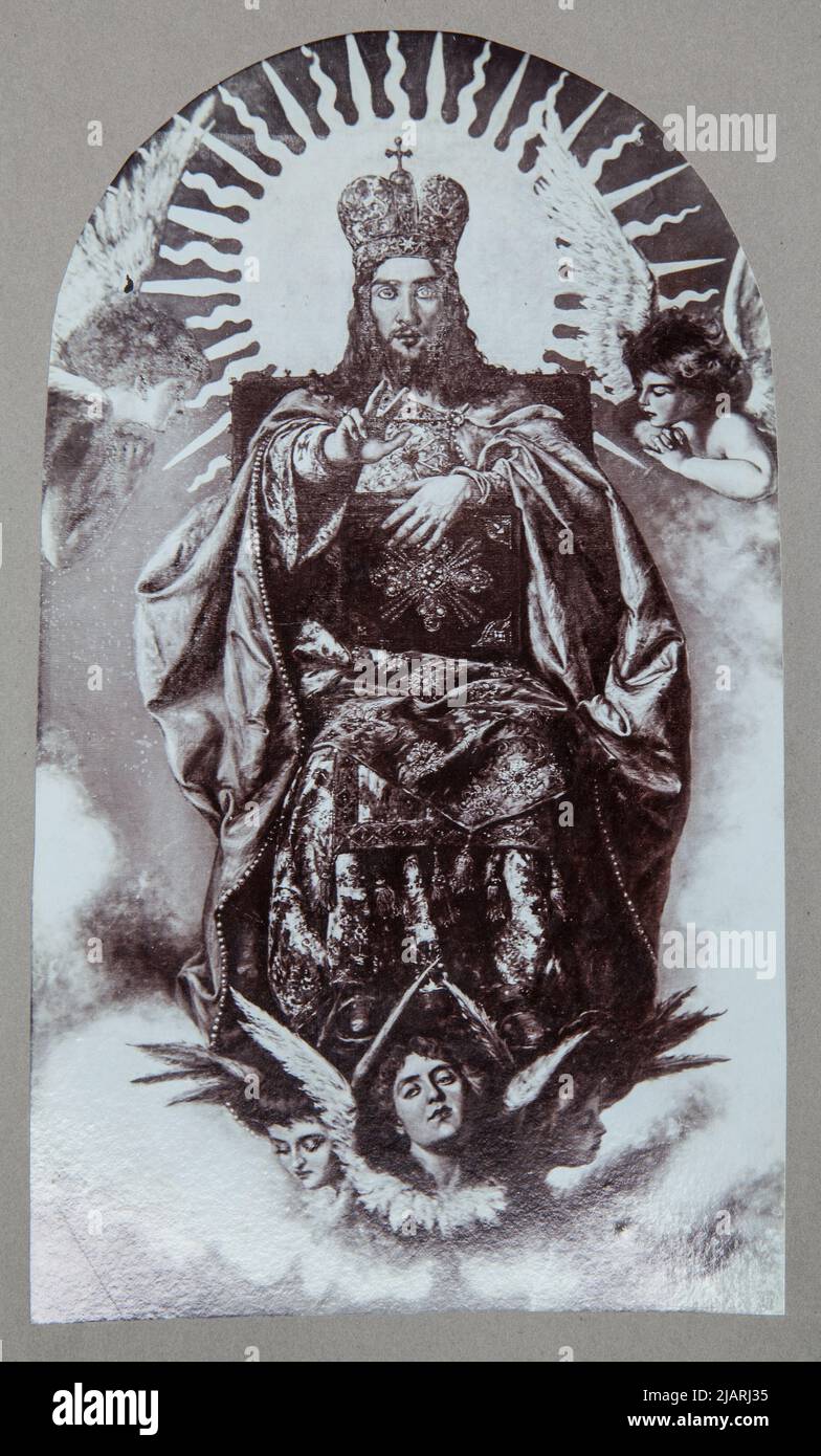 Picture photography: Władysław Rossowski, Christ Pantokrator ...
