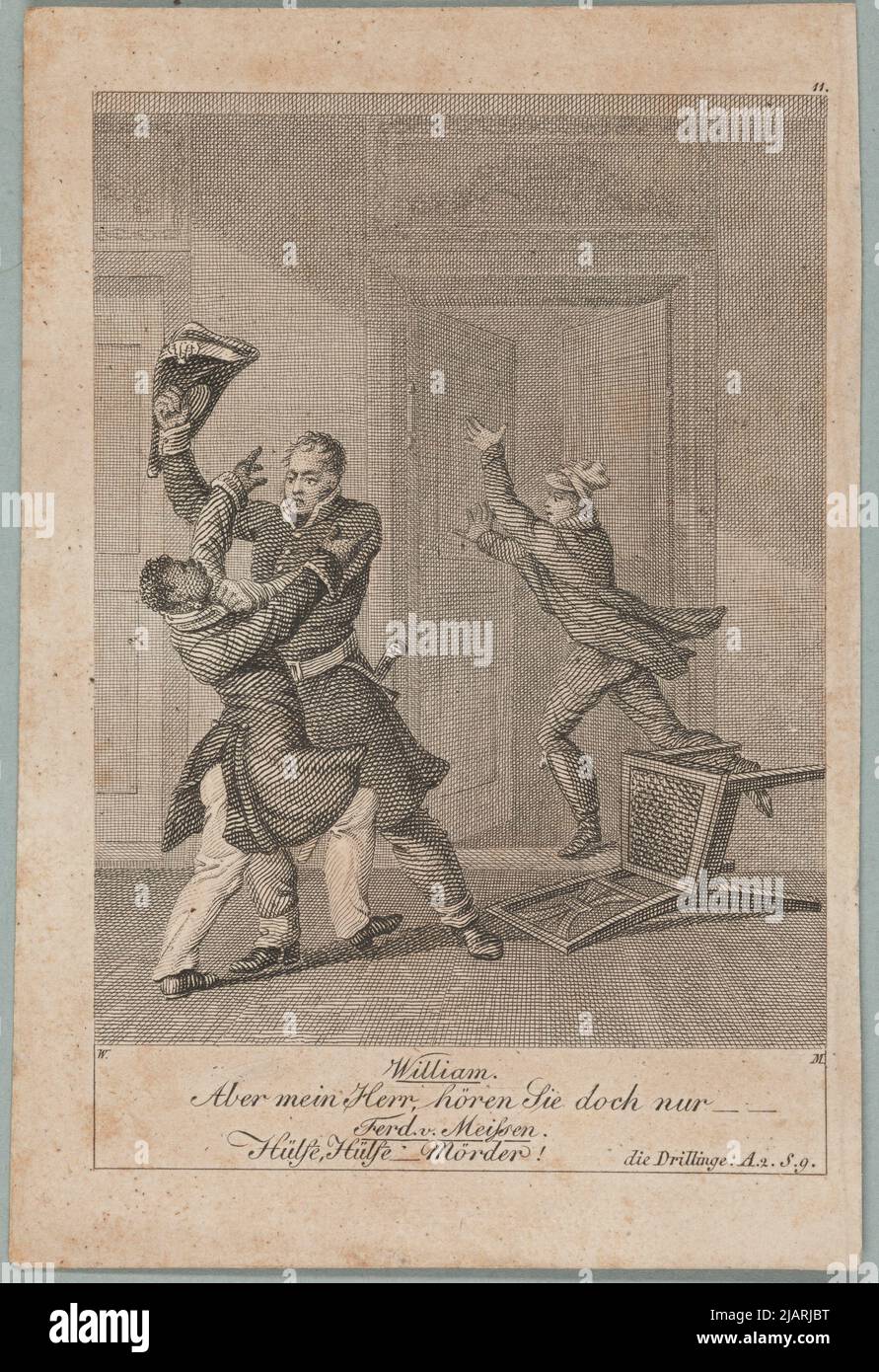 A scene from the art of Die Drilling (with a fragment of the text in ...