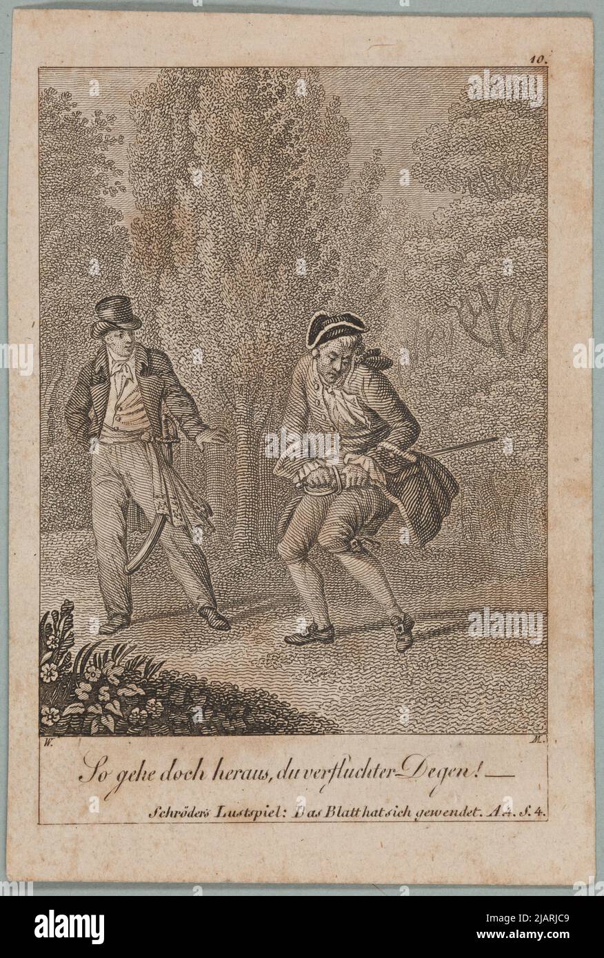 The scene from the theater performance of the art Das Blatt Hat Sich ...