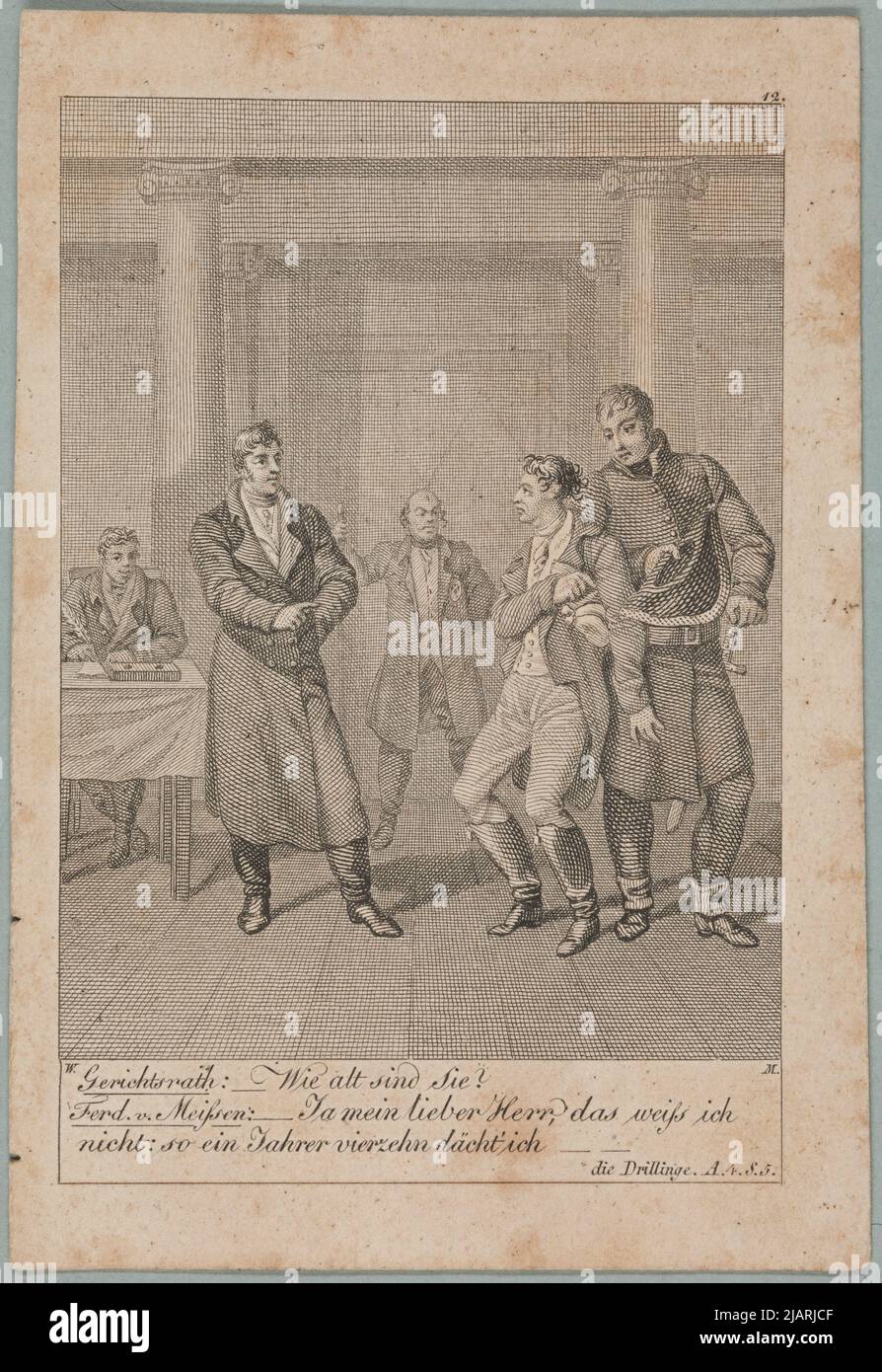 A scene from the art of Die Drilling (with a fragment of the text in ...