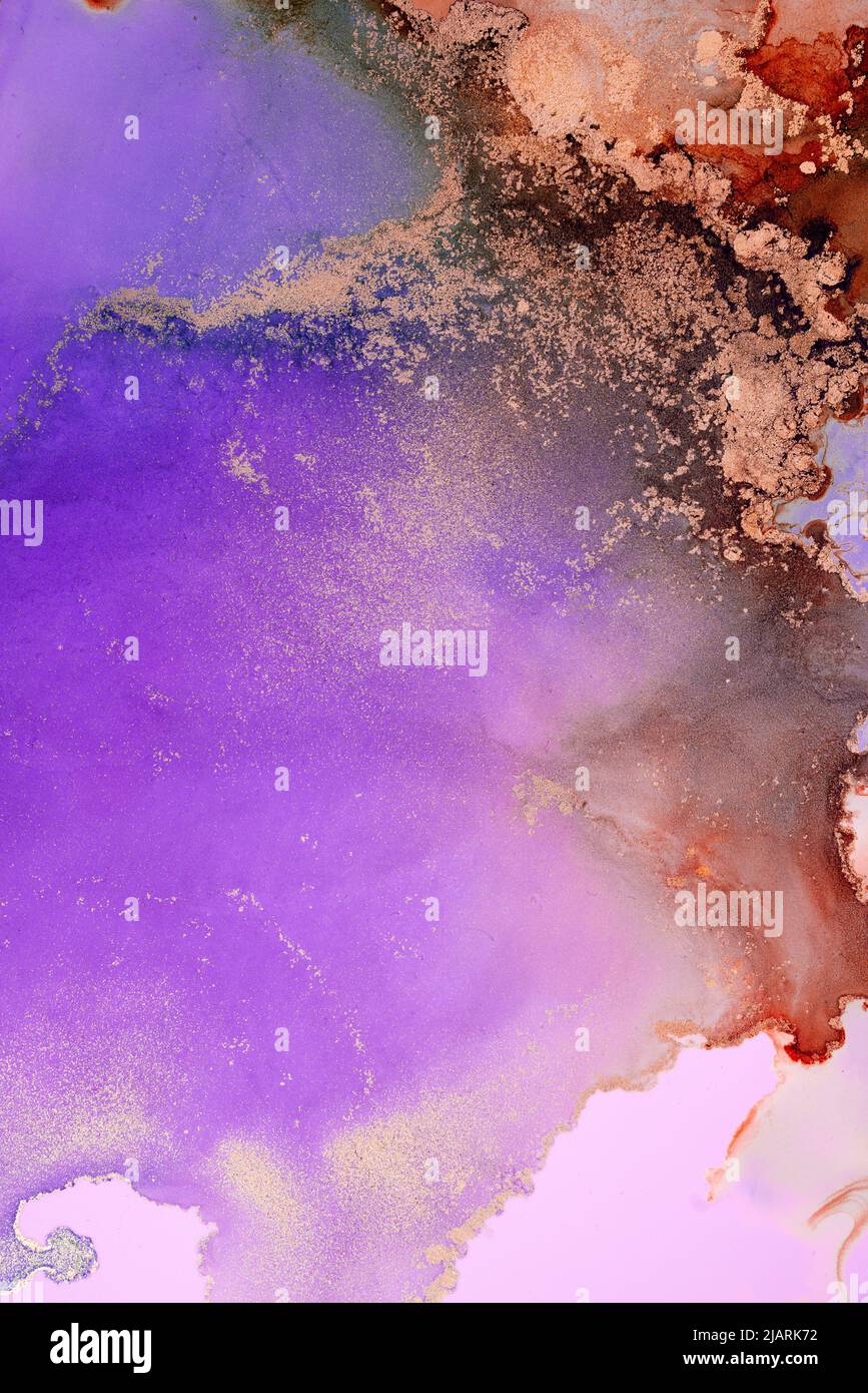 Marble ink abstract art from exquisite original painting for abstract background . Painting was ...