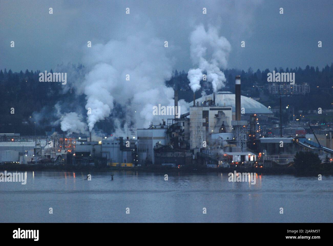 Industrial pulp mill in Tacoma, Washington Stock Photo - Alamy