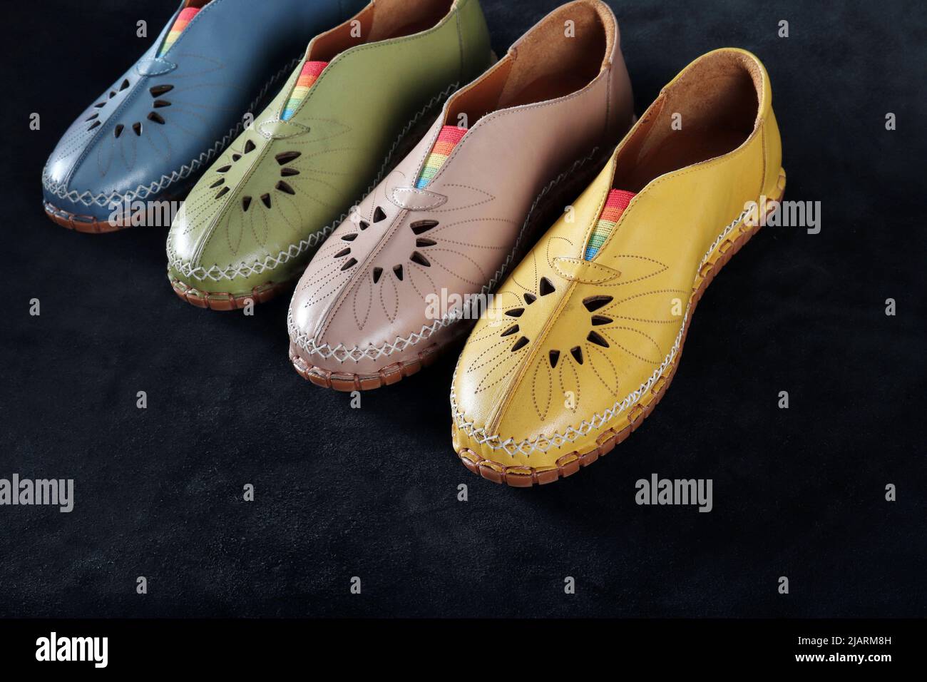 women's shoes in various colors Stock Photo - Alamy