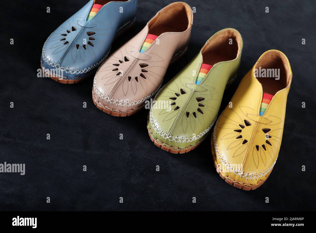 women's shoes in various colors Stock Photo - Alamy