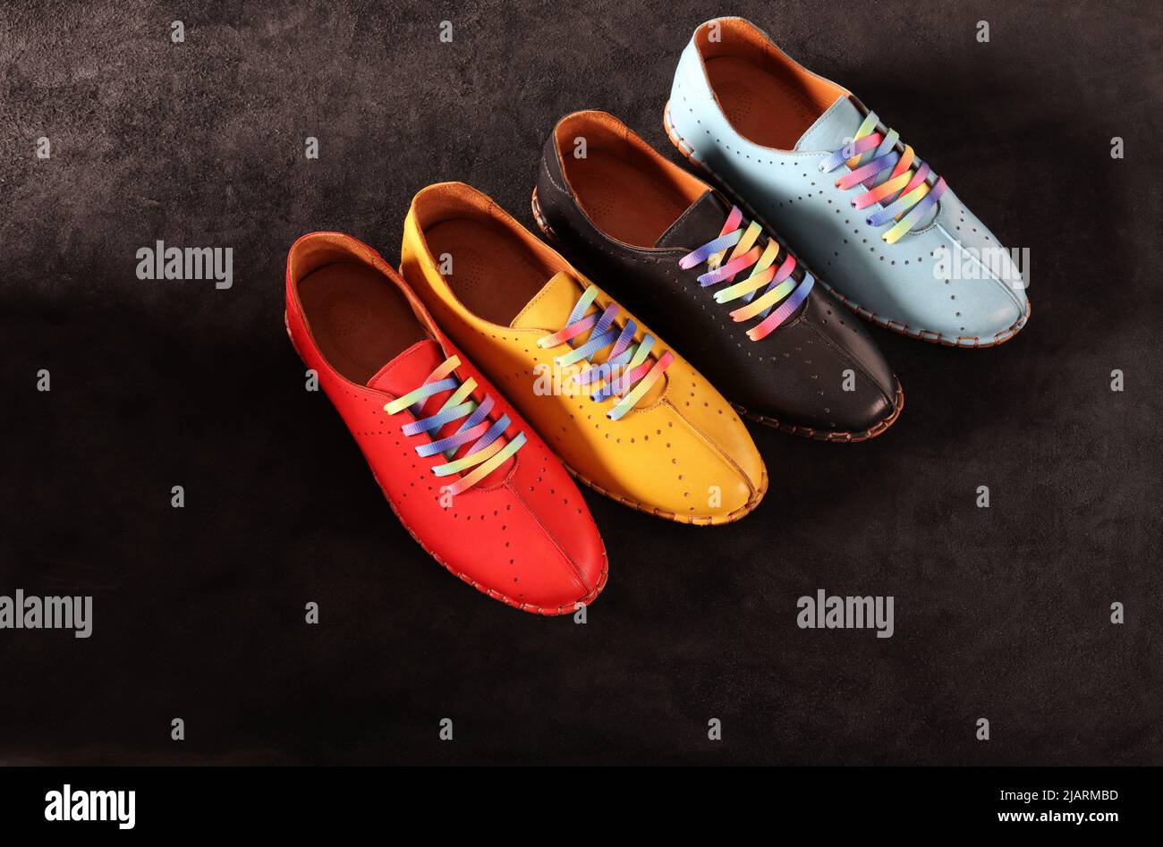 women's shoes in various colors Stock Photo - Alamy