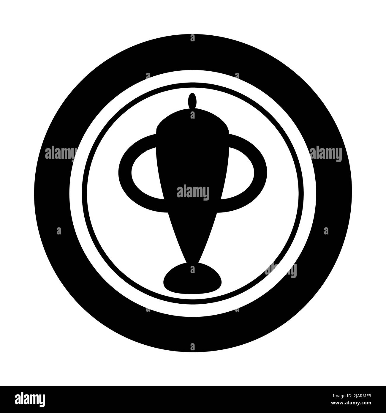 Icon Cup shape. Gambling symbol, object. Vector illustration Stock ...