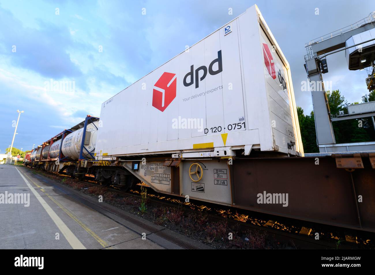 Deutsche post dhl delivery duisburg hi-res stock photography and images ...