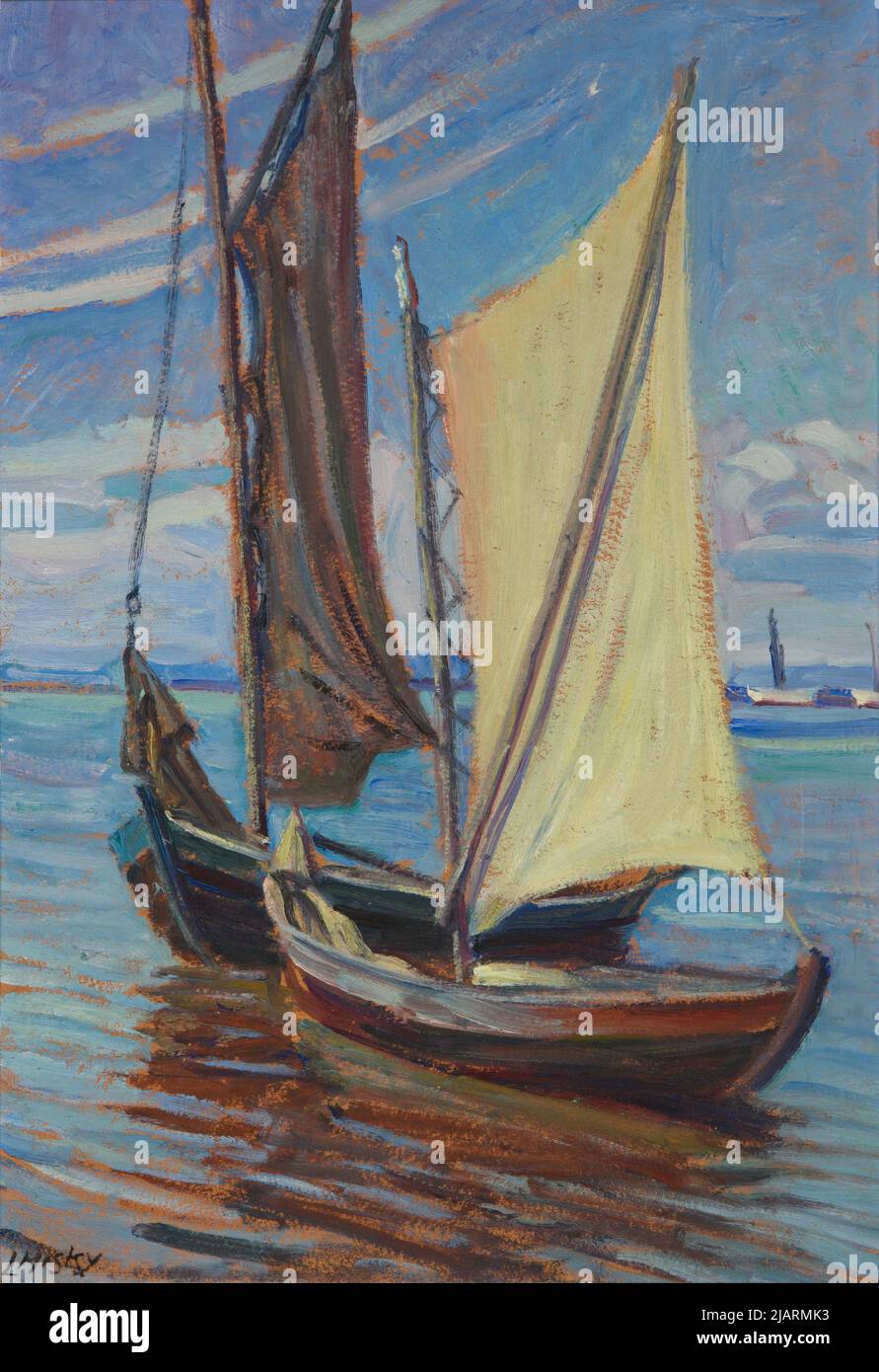 Sailing Boat Misky, Ludwik (1884 1938 Stock Photo - Alamy
