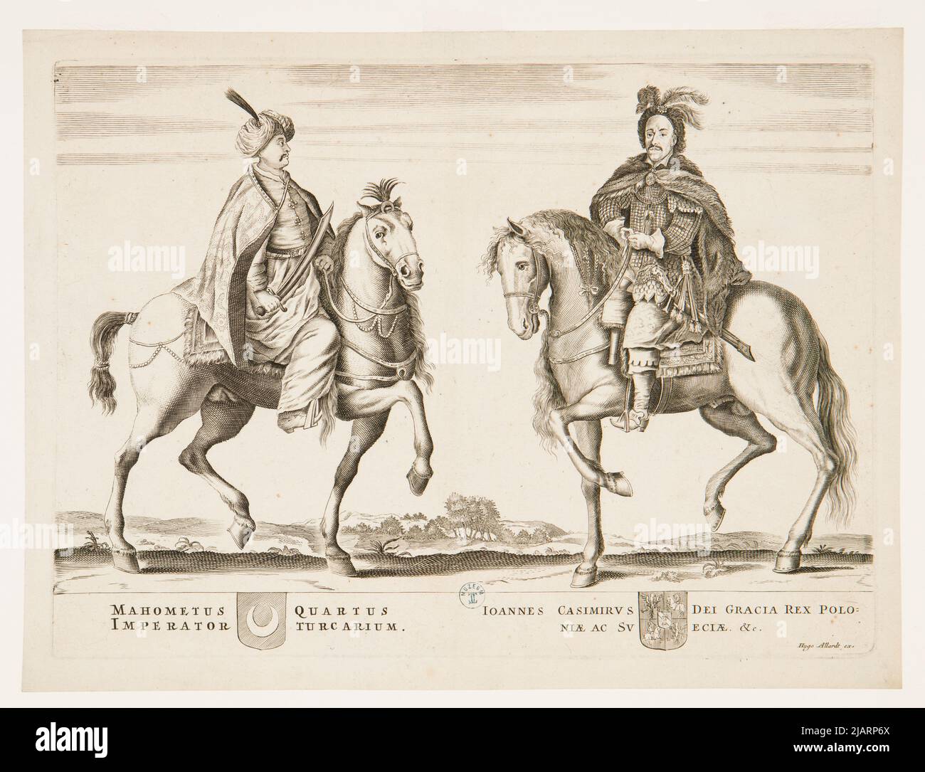 Mehmed IV (1641 1692) Sultan Turkish and Jan Kazimierz (1609 1672) King ...