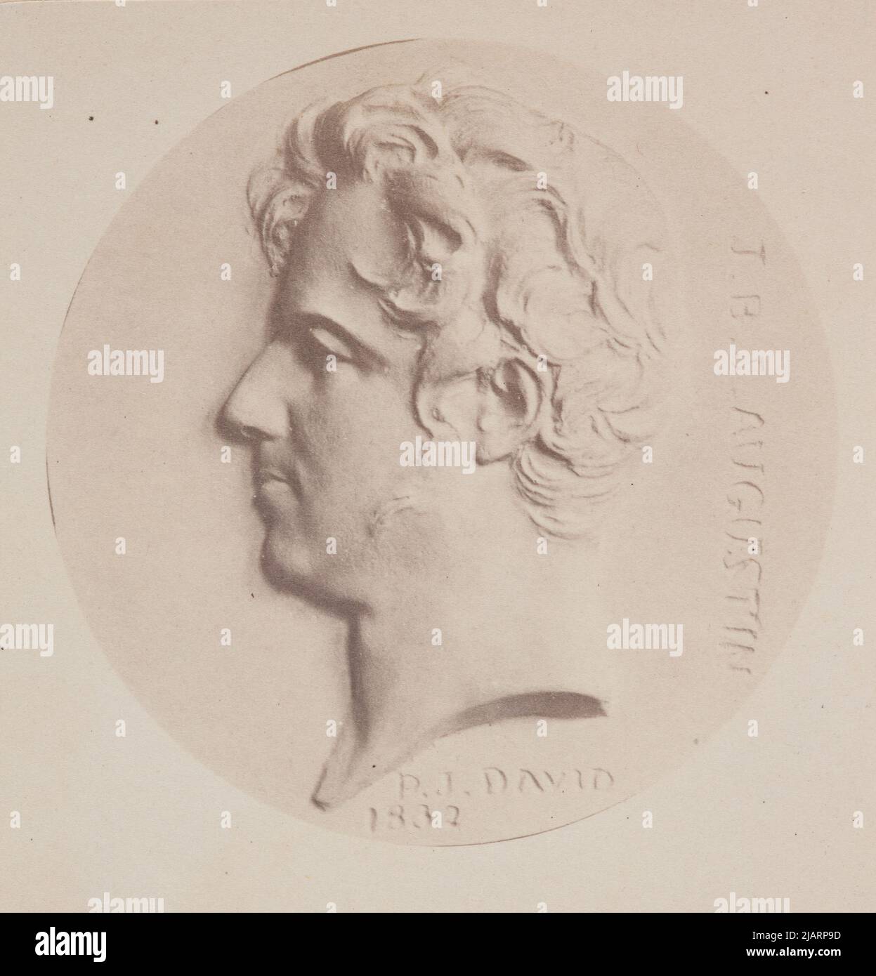 Augustin Jean Battiste (*1759 +1832) Miniaturist Painter Medallion ...