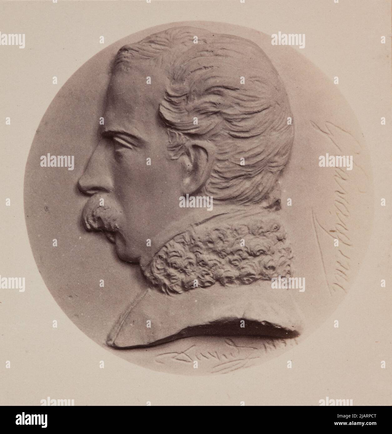 Medallion creator Pierre Jean David d'Angers Stock Photo - Alamy