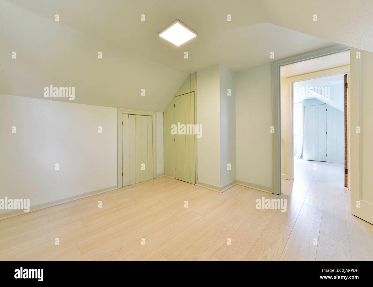 Modern residential empty bedroom interior Stock Photo - Alamy