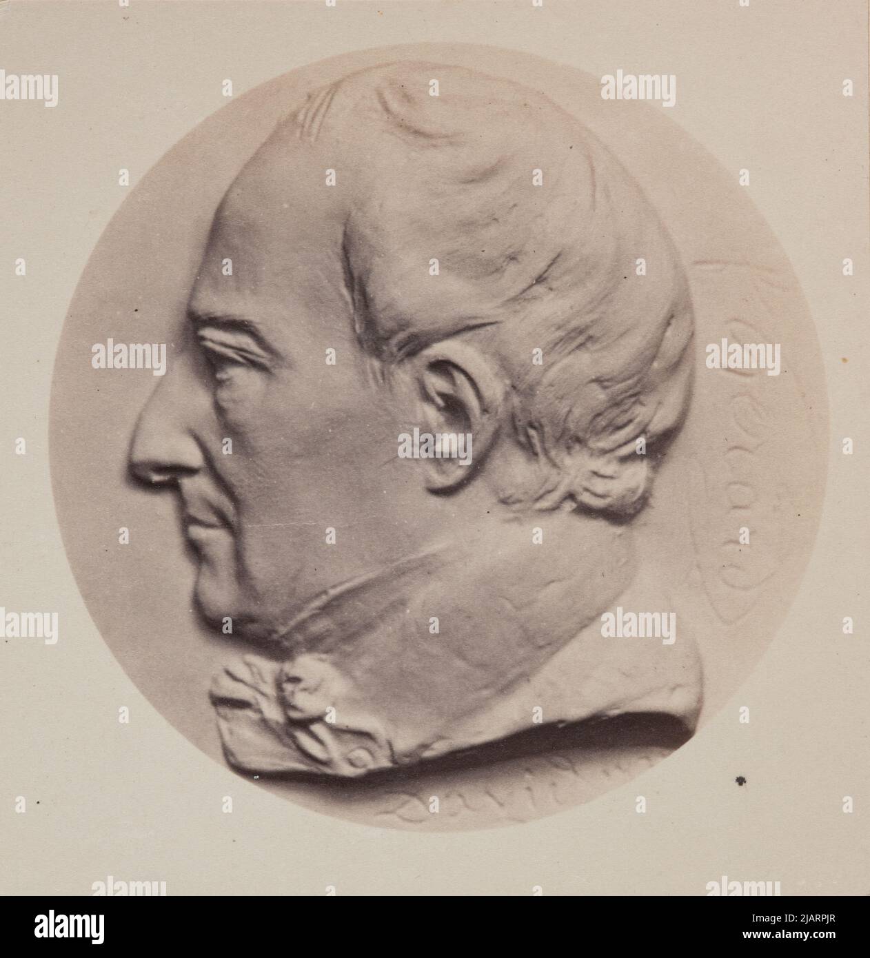 Medallion creator Pierre Jean David d'Angers Stock Photo - Alamy