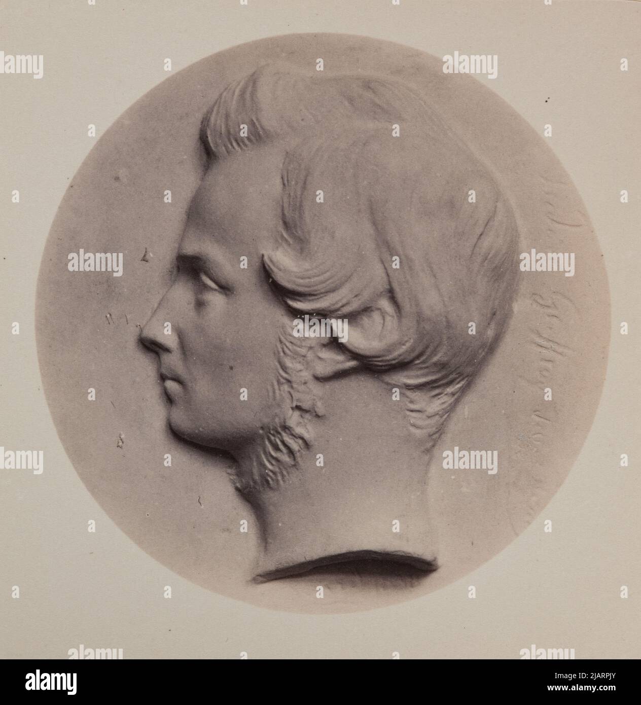 Medallion creator Pierre Jean David d'Angers Stock Photo - Alamy