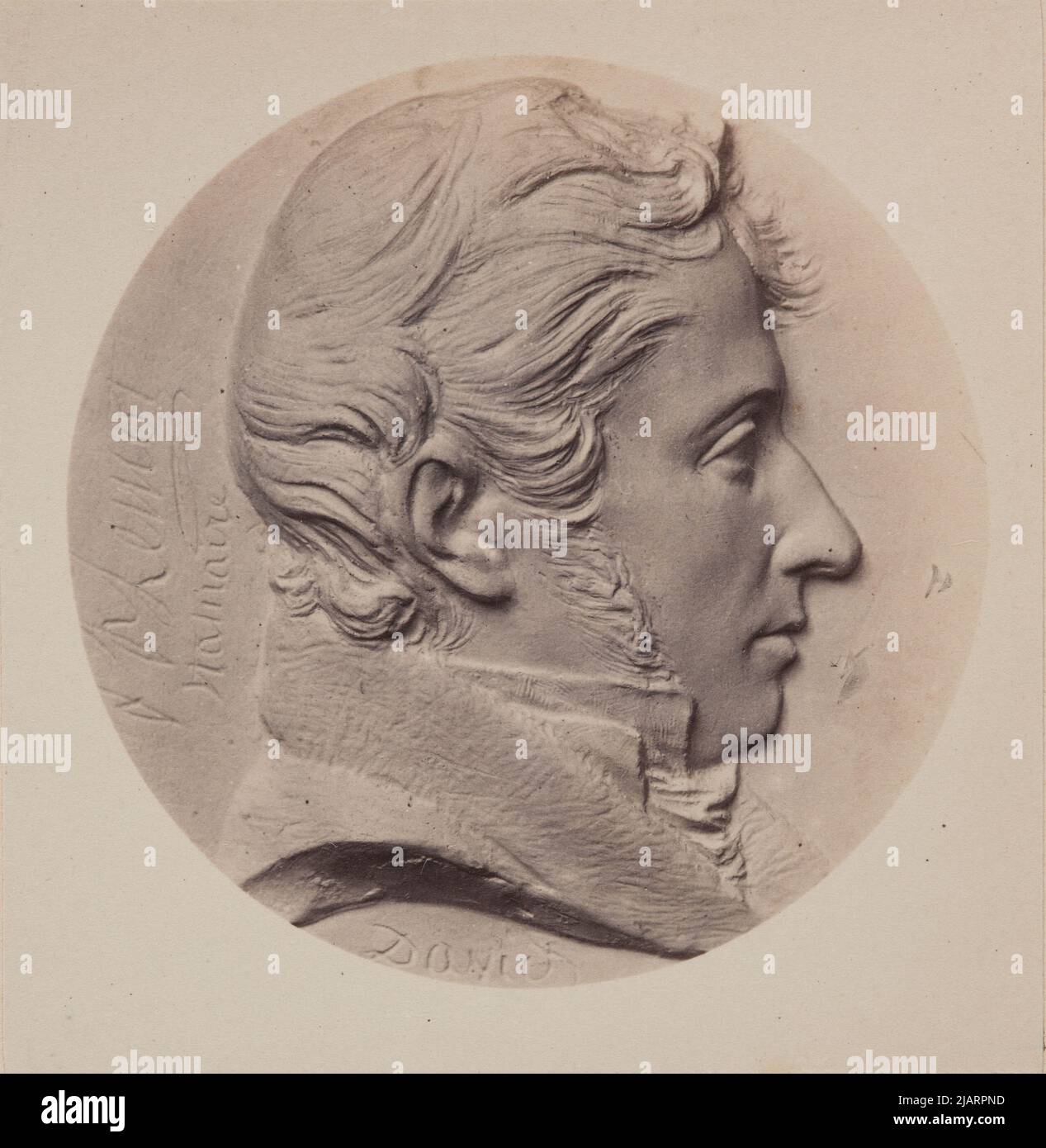 Medallion creator Pierre Jean David d'Angers Stock Photo - Alamy