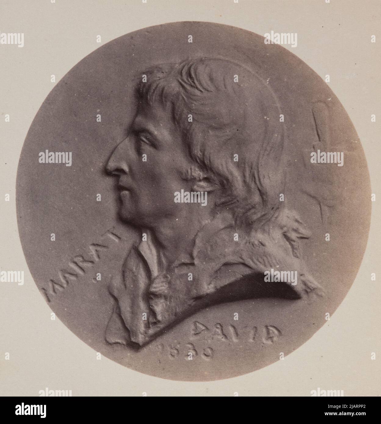 Medallion creator Pierre Jean David d'Angers Stock Photo - Alamy