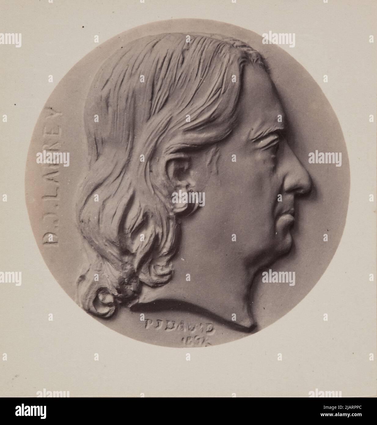 Medallion creator Pierre Jean David d'Angers Stock Photo - Alamy