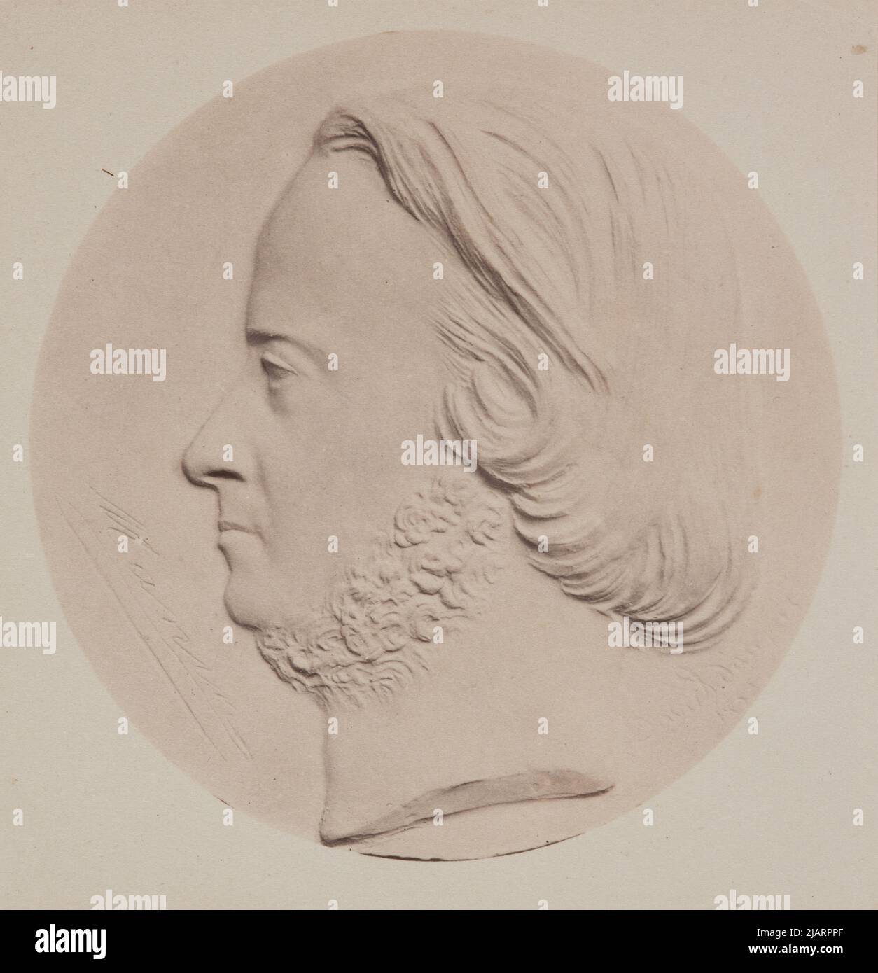 Medallion creator Pierre Jean David d'Angers Stock Photo - Alamy