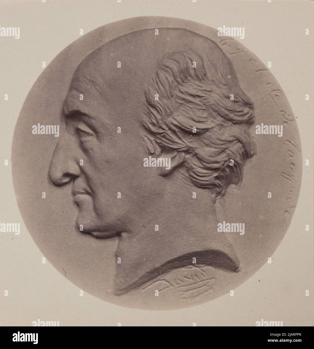 Medallion creator Pierre Jean David d'Angers Stock Photo - Alamy