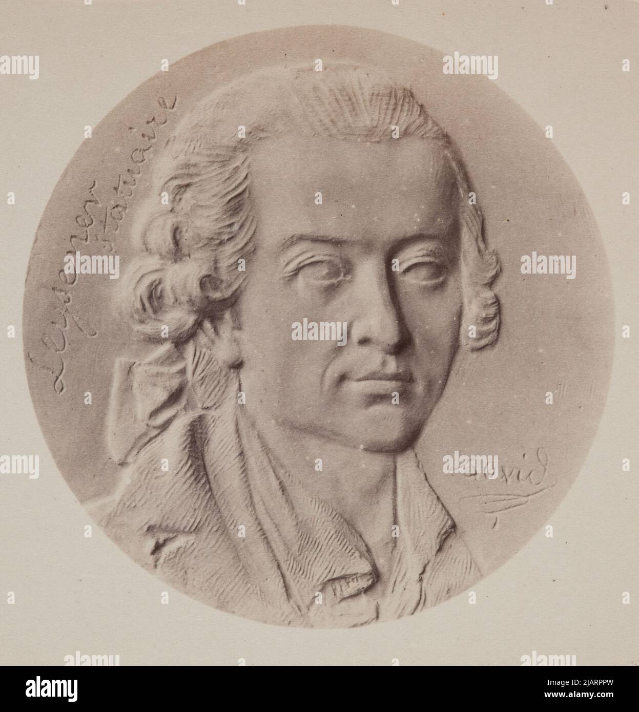 Medallion creator Pierre Jean David d'Angers Stock Photo - Alamy