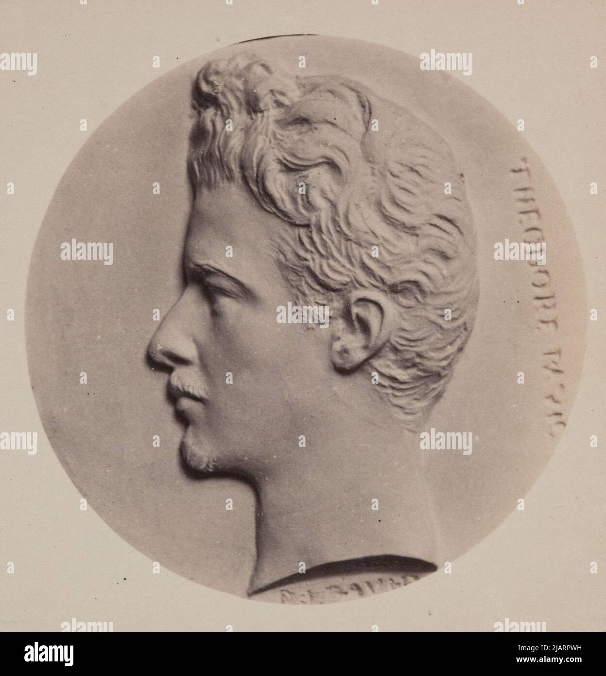 Medallion creator Pierre Jean David d'Angers Stock Photo - Alamy