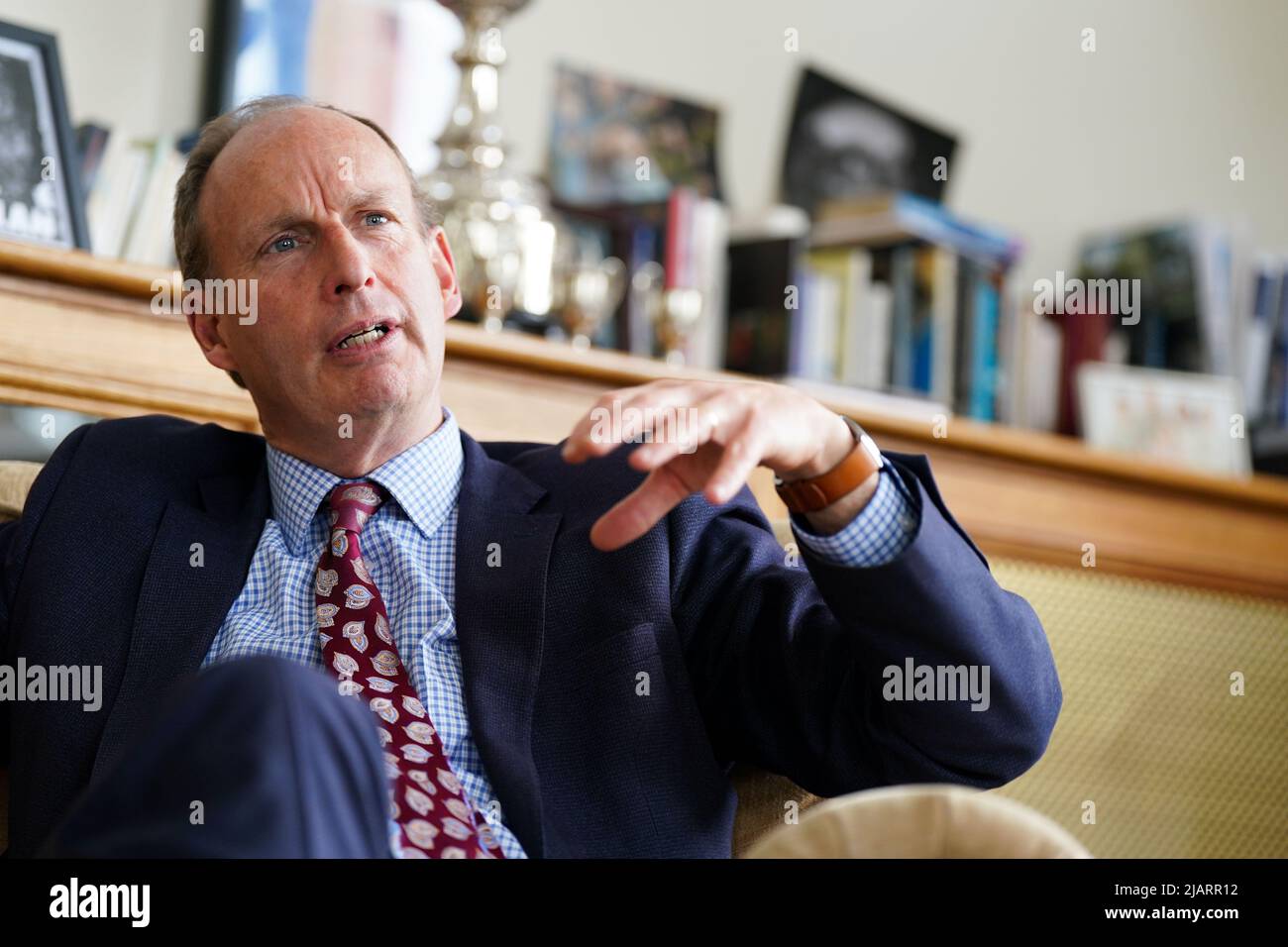 Headmaster Tim Firth at Wrekin College in Telford, Shropshire. Picture ...