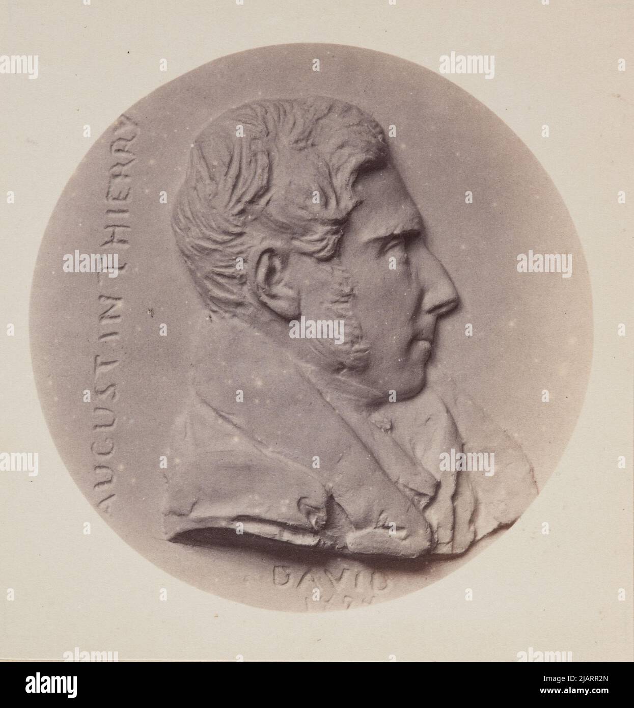 Medallion creator Pierre Jean David d'Angers Stock Photo - Alamy