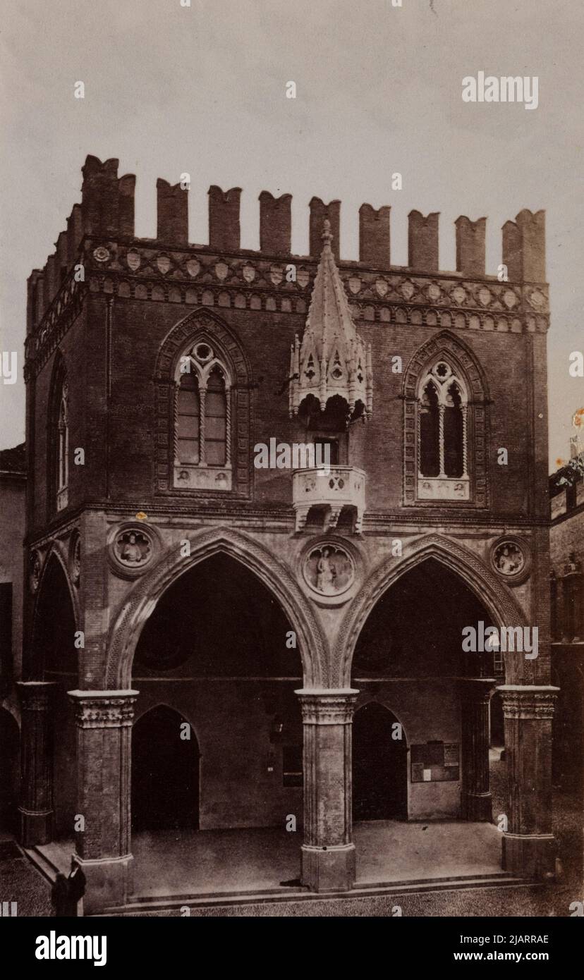 Bologna Palazzo della Mercanzia ELEVATION WITH A Double Arcade Summer ...
