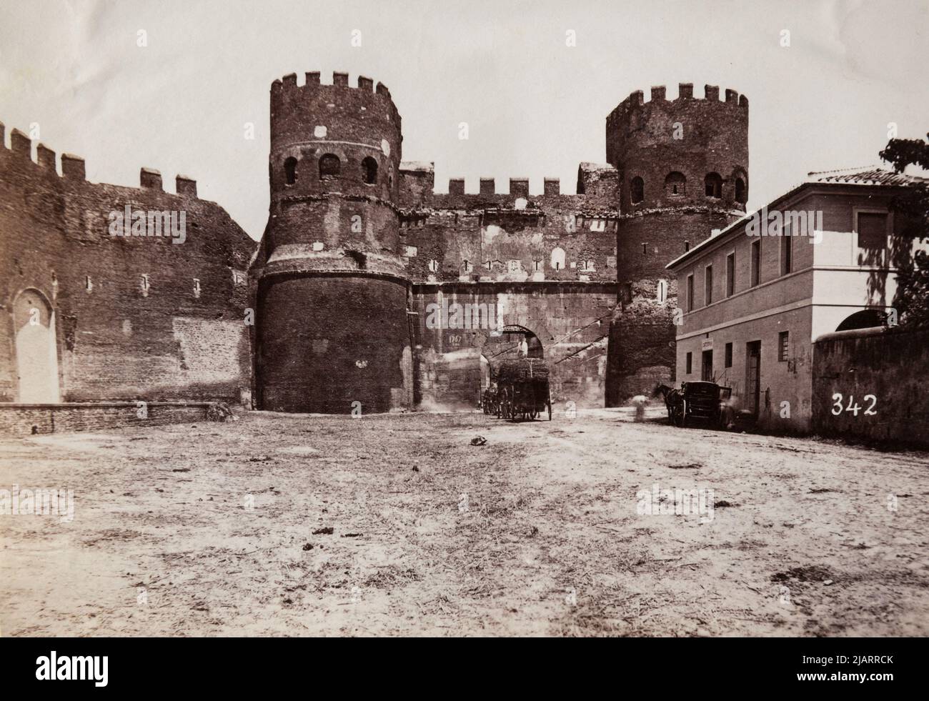 Rome Porta di San Sebastiano and Porta Appia Summer, Giorgio (Georg ...