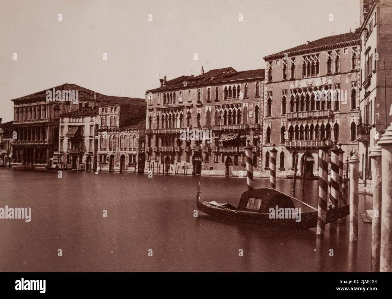 Venice The Grand Canal Ca'foscari Palazzo Giustinian Ca'rezzonico ...