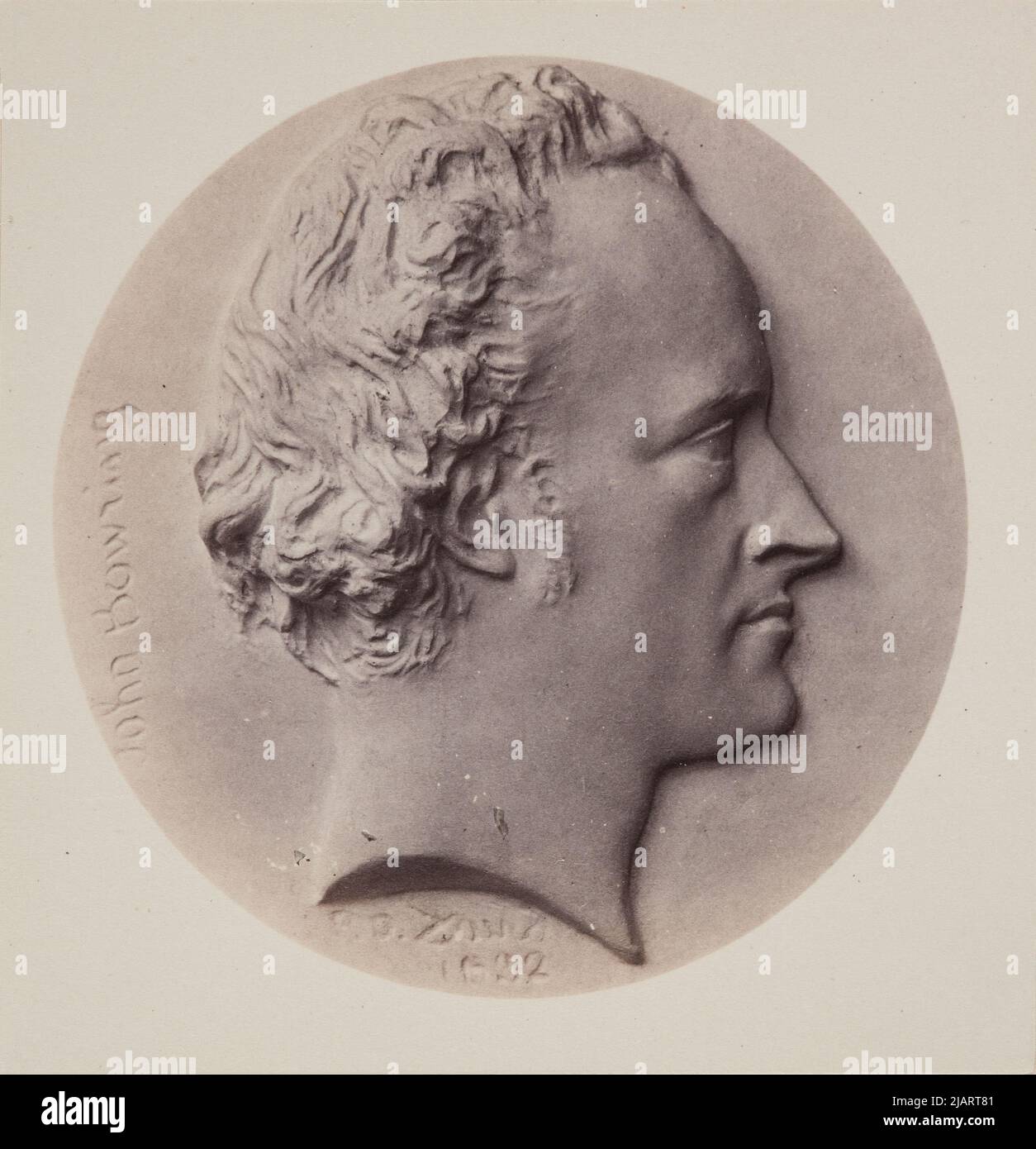 Medallion creator Pierre Jean David d'Angers Stock Photo - Alamy