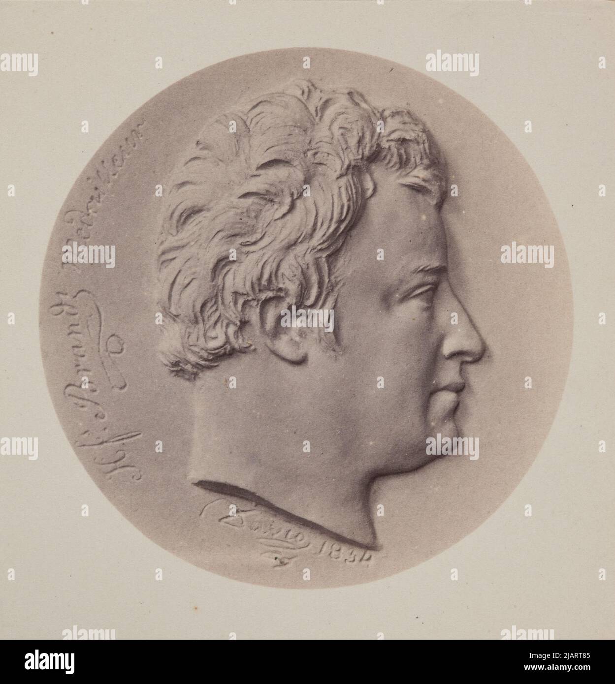 Medallion creator Pierre Jean David d'Angers Stock Photo - Alamy