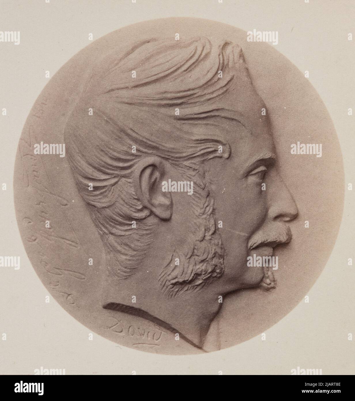 Medallion creator Pierre Jean David d'Angers Stock Photo - Alamy