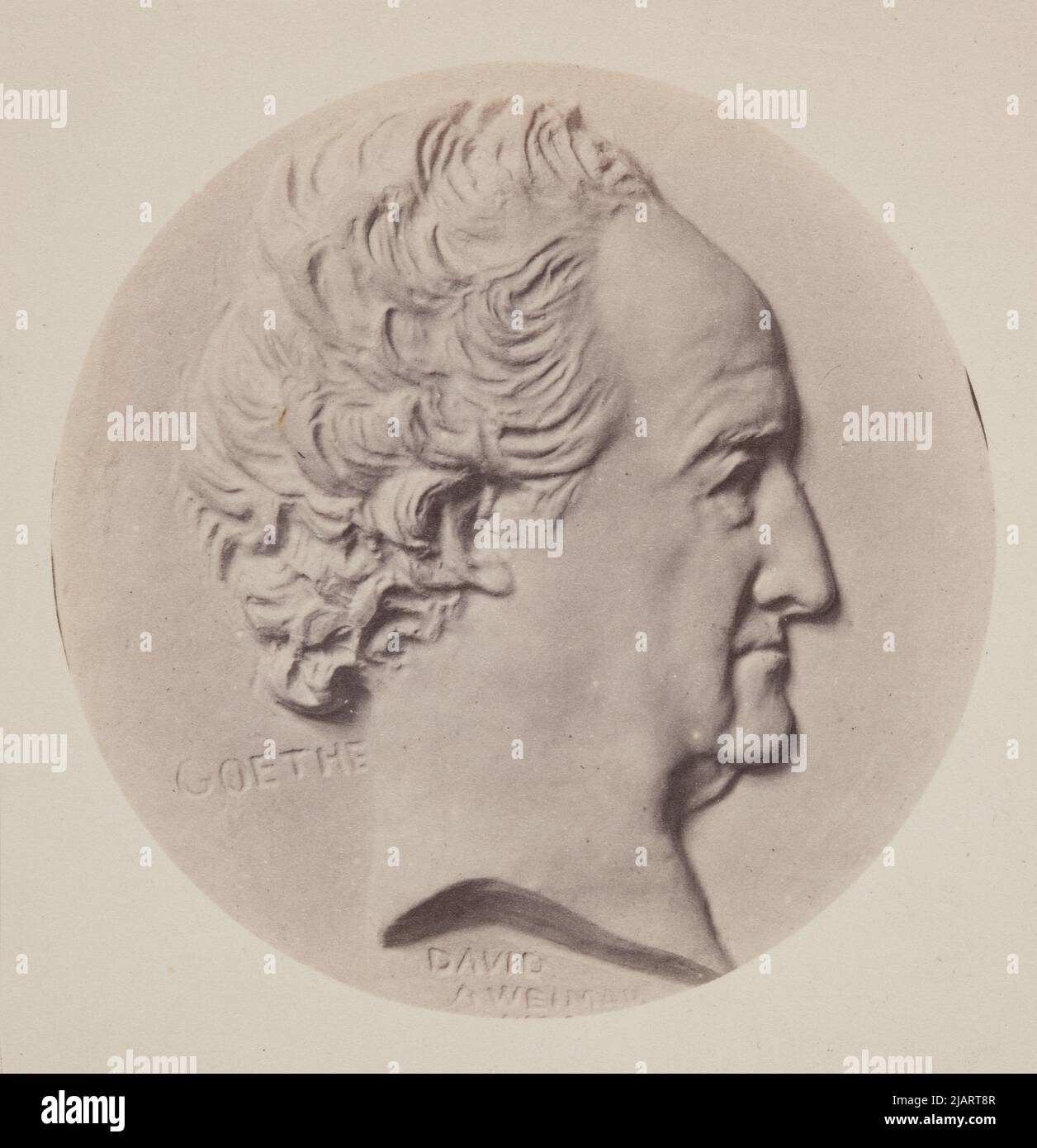 Medallion creator Pierre Jean David d'Angers Stock Photo - Alamy