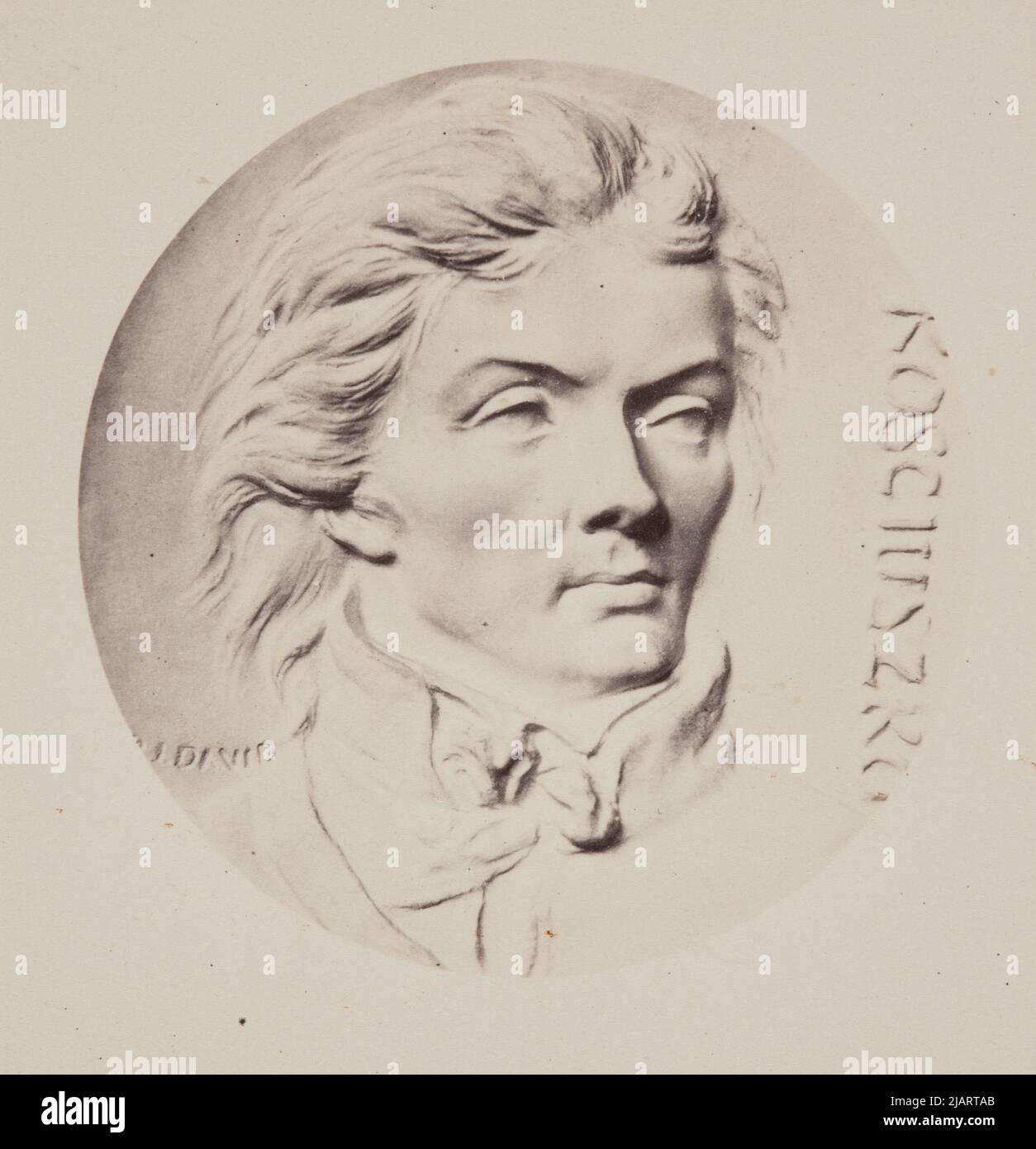 Medallion creator Pierre Jean David d'Angers Stock Photo - Alamy