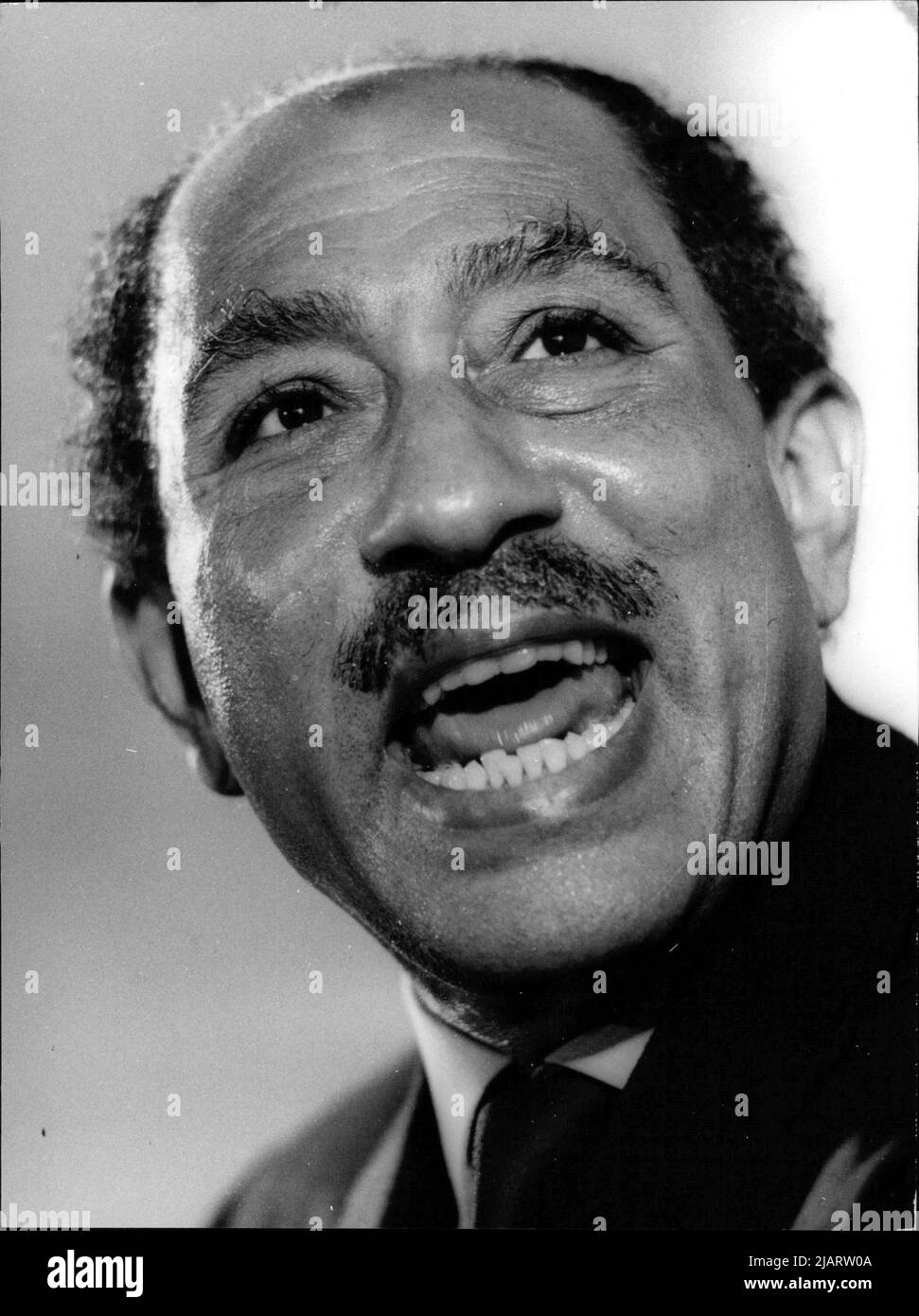 Der ägyptischen Präsidenten Anwar Al Sadat Stock Photo - Alamy