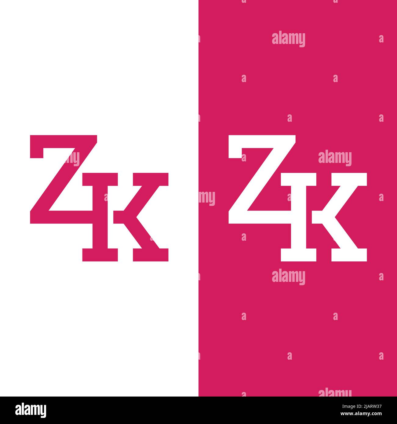 Zk letters hi-res stock photography and images - Alamy